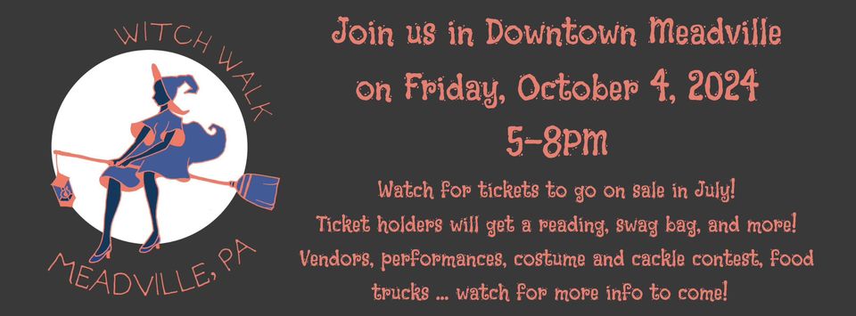 2nd Annual First Friday ~ Witch Walk (Ticketed Event) | Visit Crawford ...