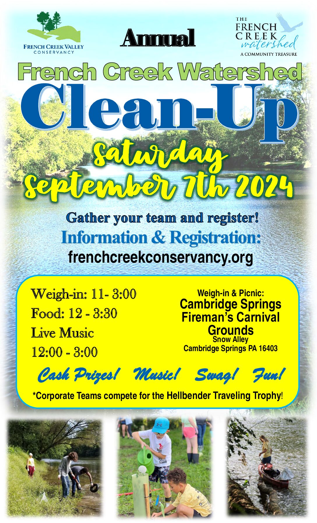 2024 French Creek Clean Up | Visit Crawford County, PA