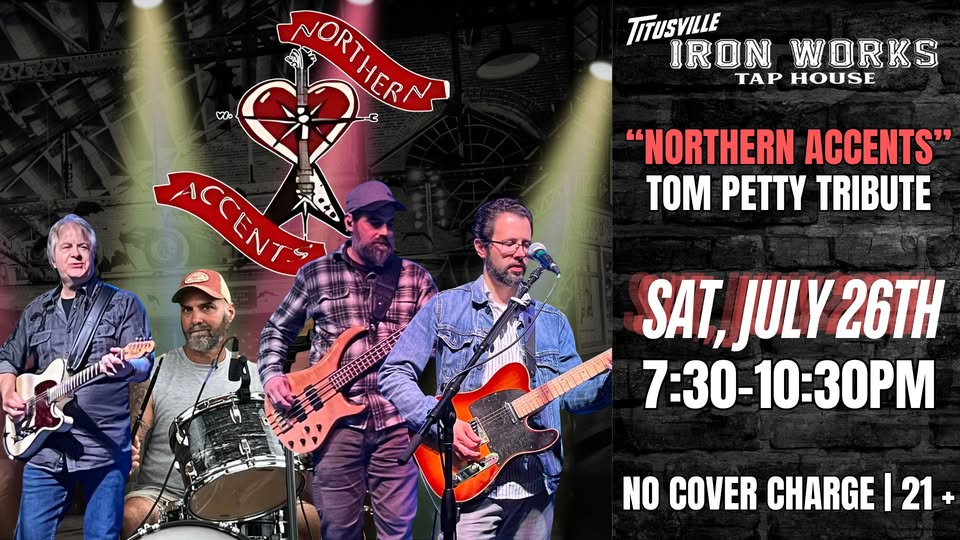Northern Accents - Tom Petty Tribute | Visit Crawford County, PA