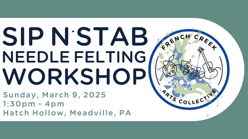 Sip N’Stab - Needle Felting Workshop | Visit Crawford County, PA