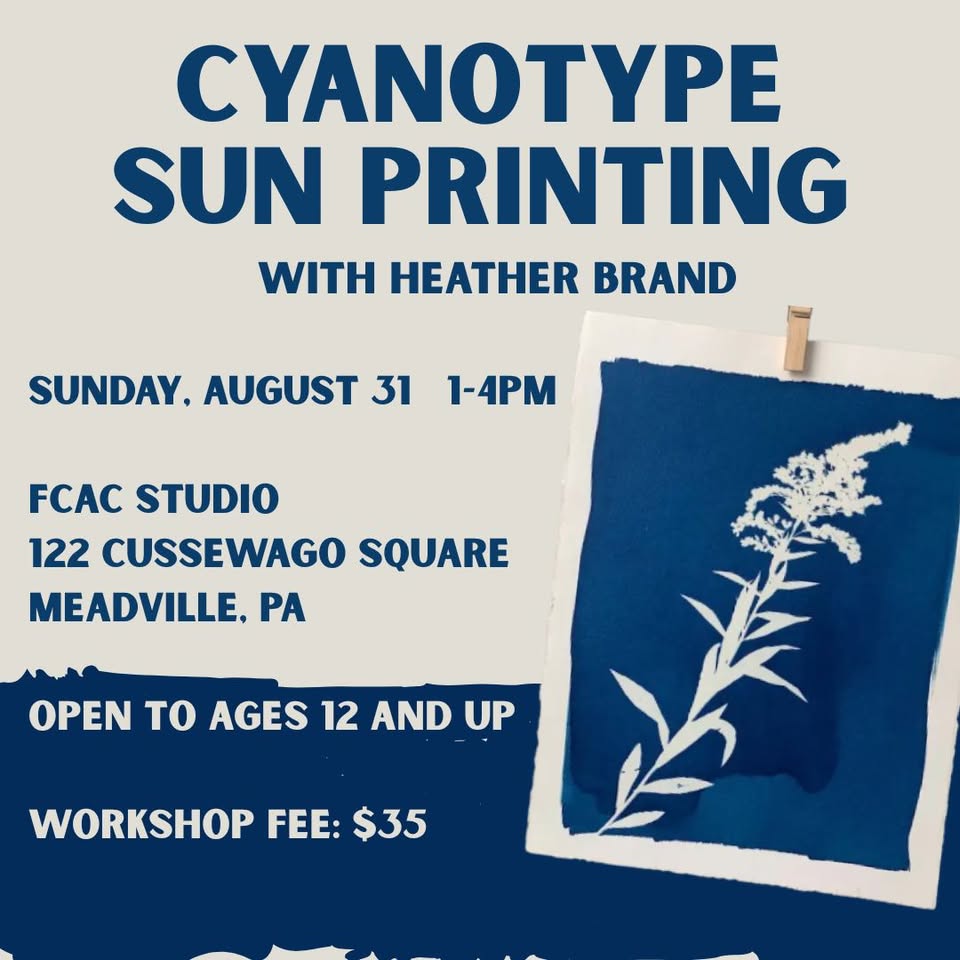 Cyanotype Sun Printing | Visit Crawford County, PA