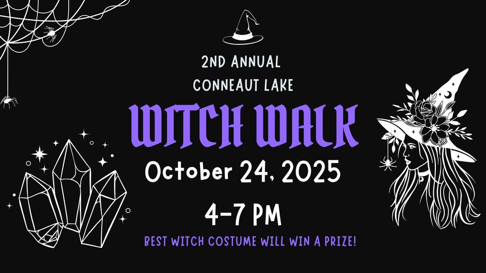 2nd Annual Conneaut Lake Witch Walk | Visit Crawford County, PA